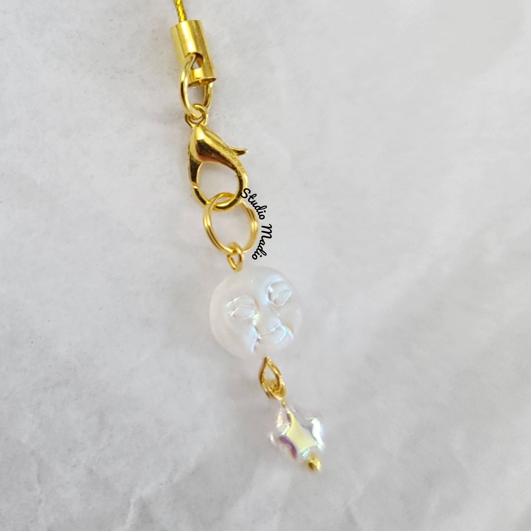 Full Moon Charm - Etsy