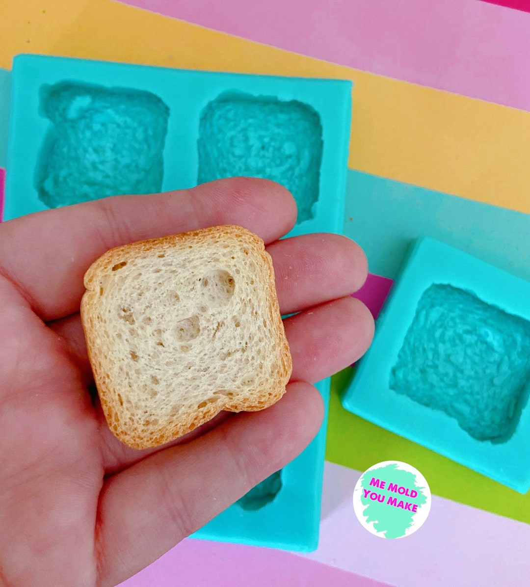 Silicone Mold of Mini Toast for Wax Melts - Etsy UK