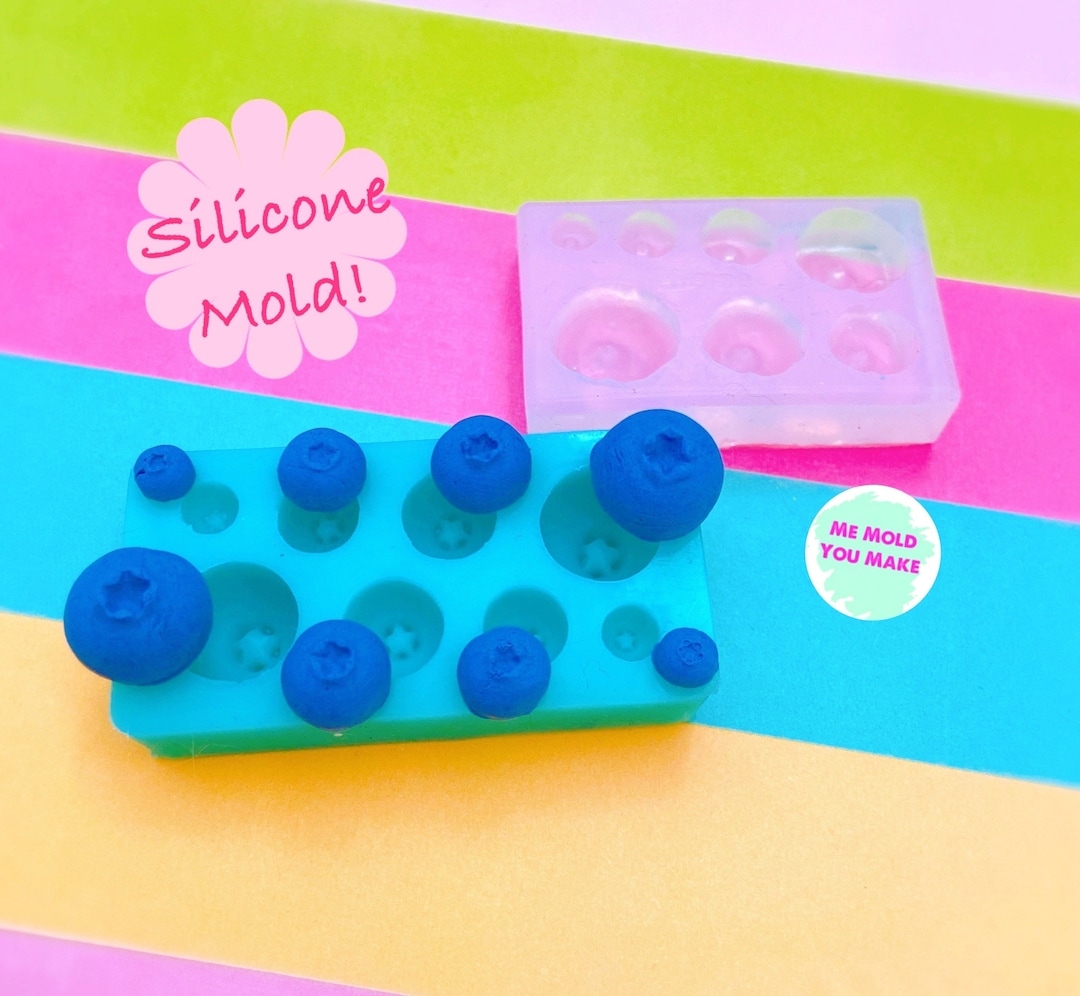 Silicone Mold of Miniature Blueberries - Etsy