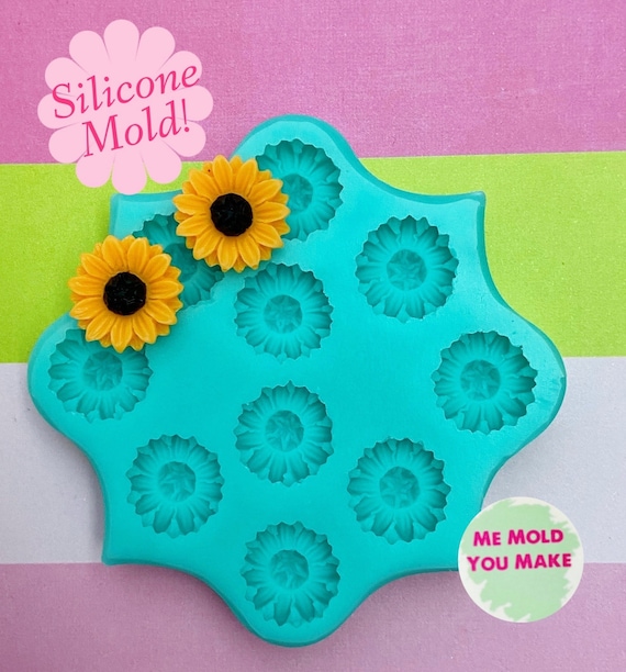 15mm Sunflower Silicone Mold/ Mould matte - Etsy