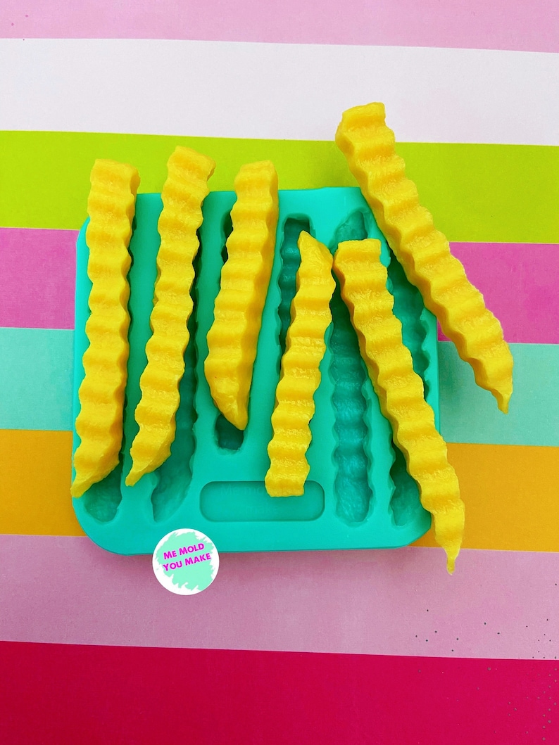 Silicone Mold of Chicken Nuggets and Chips - Etsy