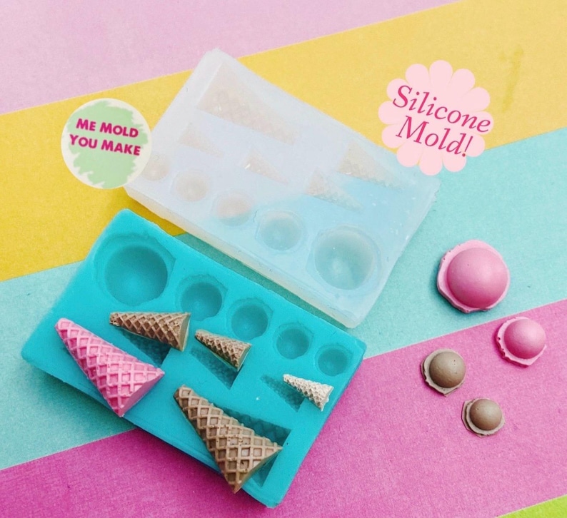 Silicone Miniature Molds for Diy Craft Creations and Food Related ...