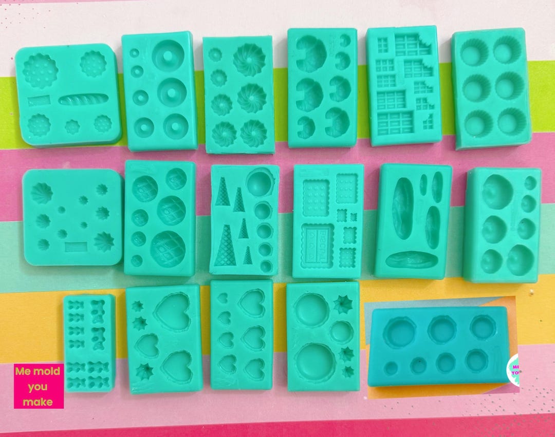 Silicone Miniature Molds for Diy Craft Creations and Food Related ...