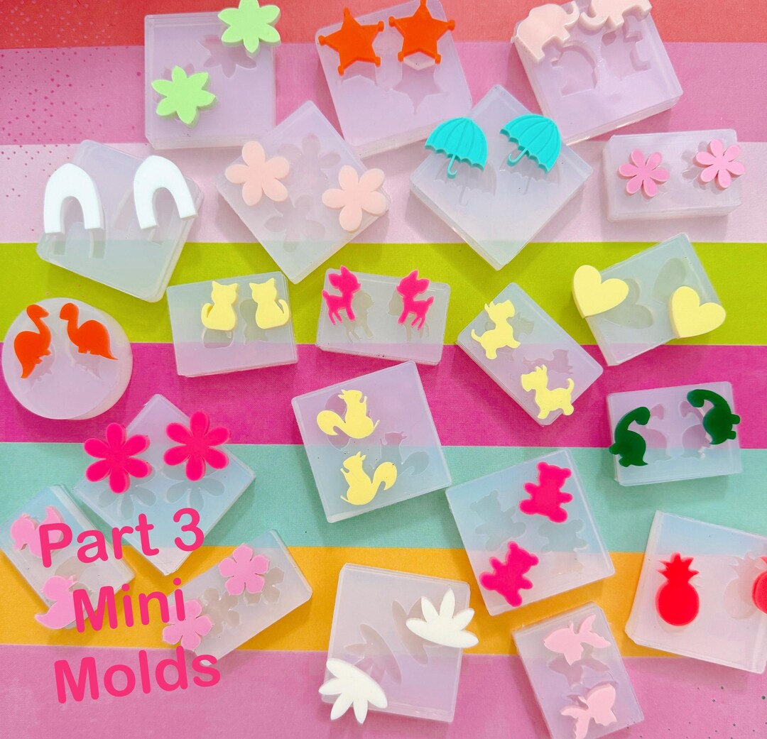 Part 3 Silicone Mini Molds - Etsy