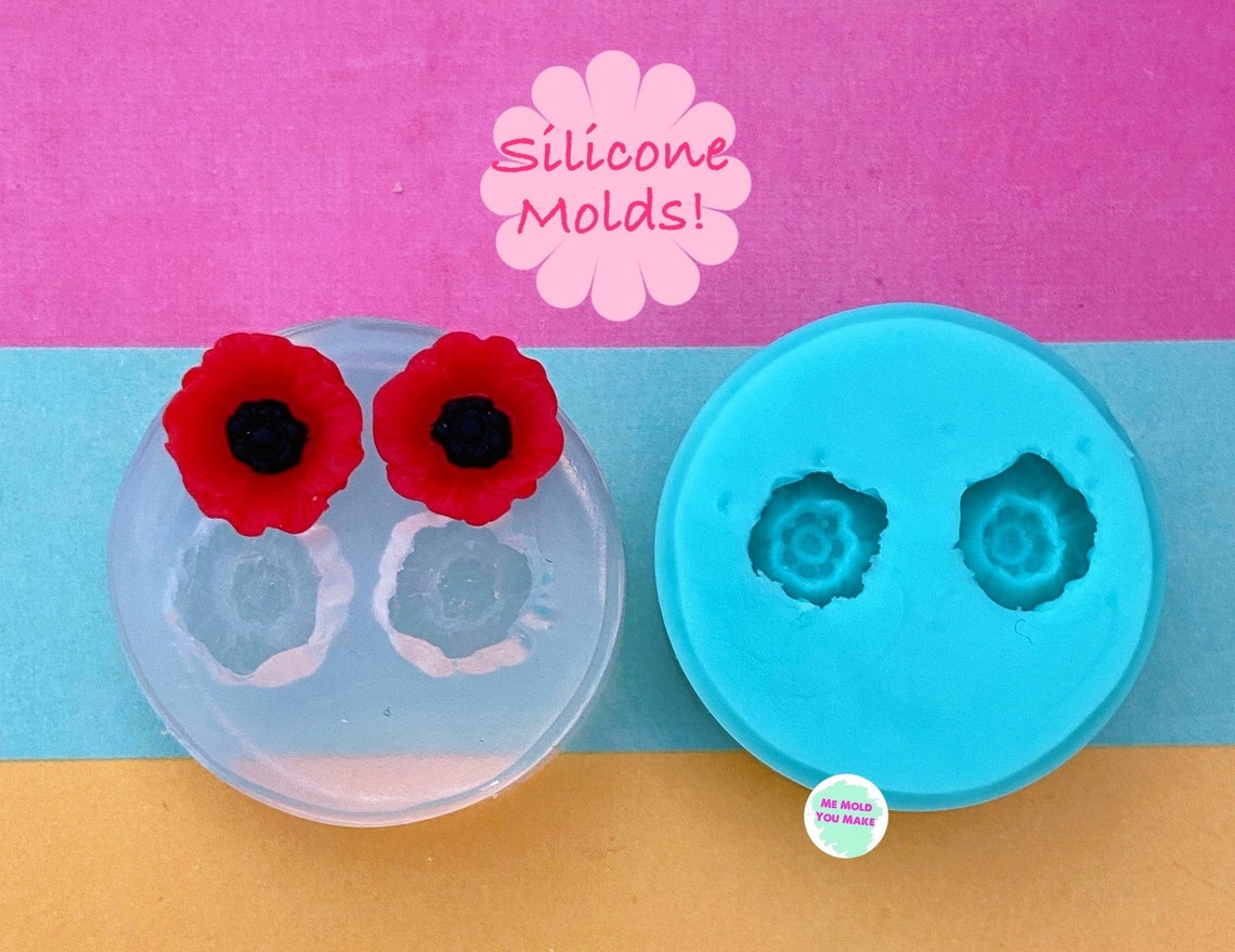 Silicone Mold of Poppies - Etsy