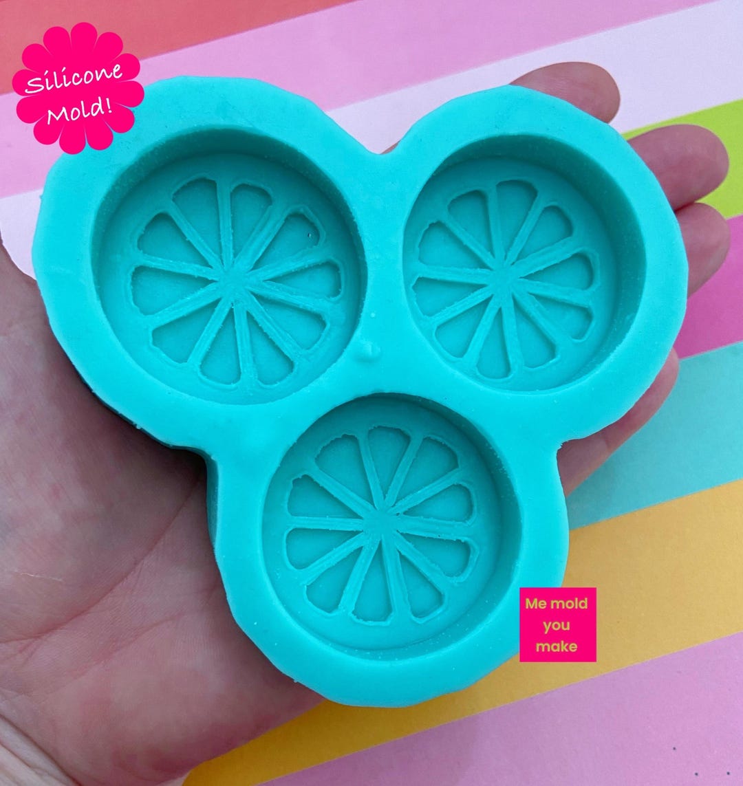 Silicone Mold of Citrus Slices and Quarters - Etsy