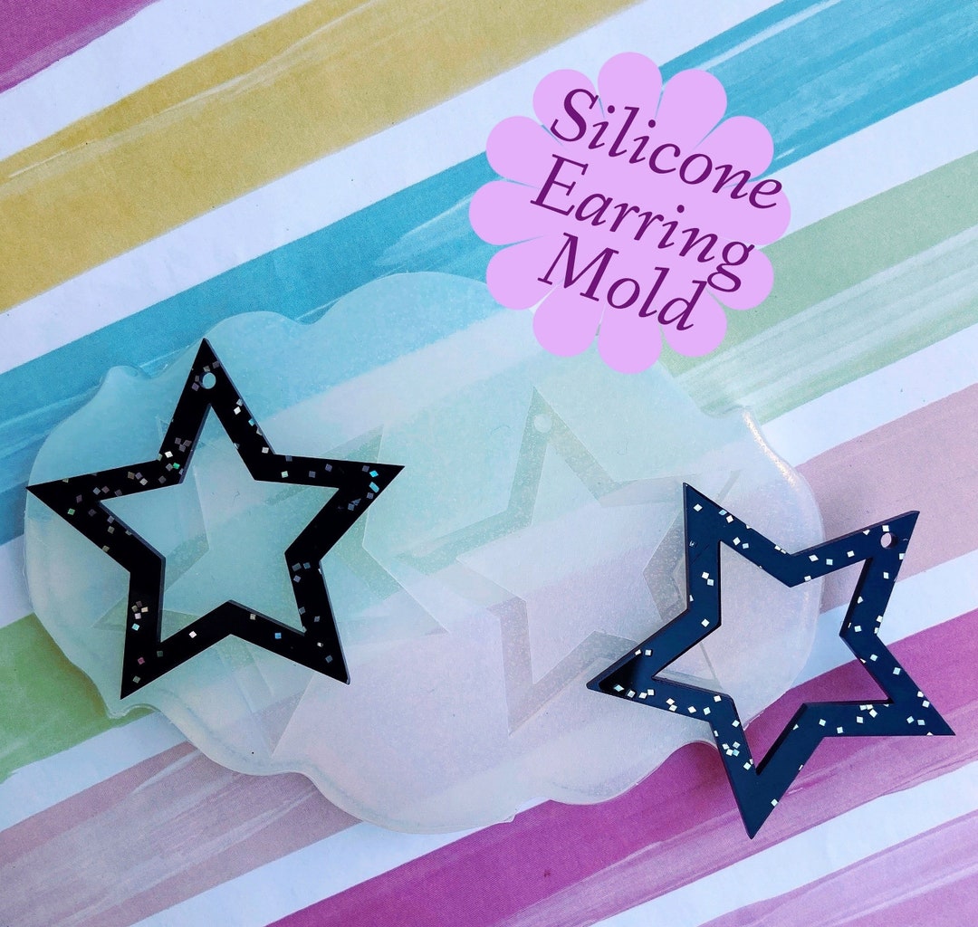 50mm Cut Out Star SILICONE MOLDS - Etsy
