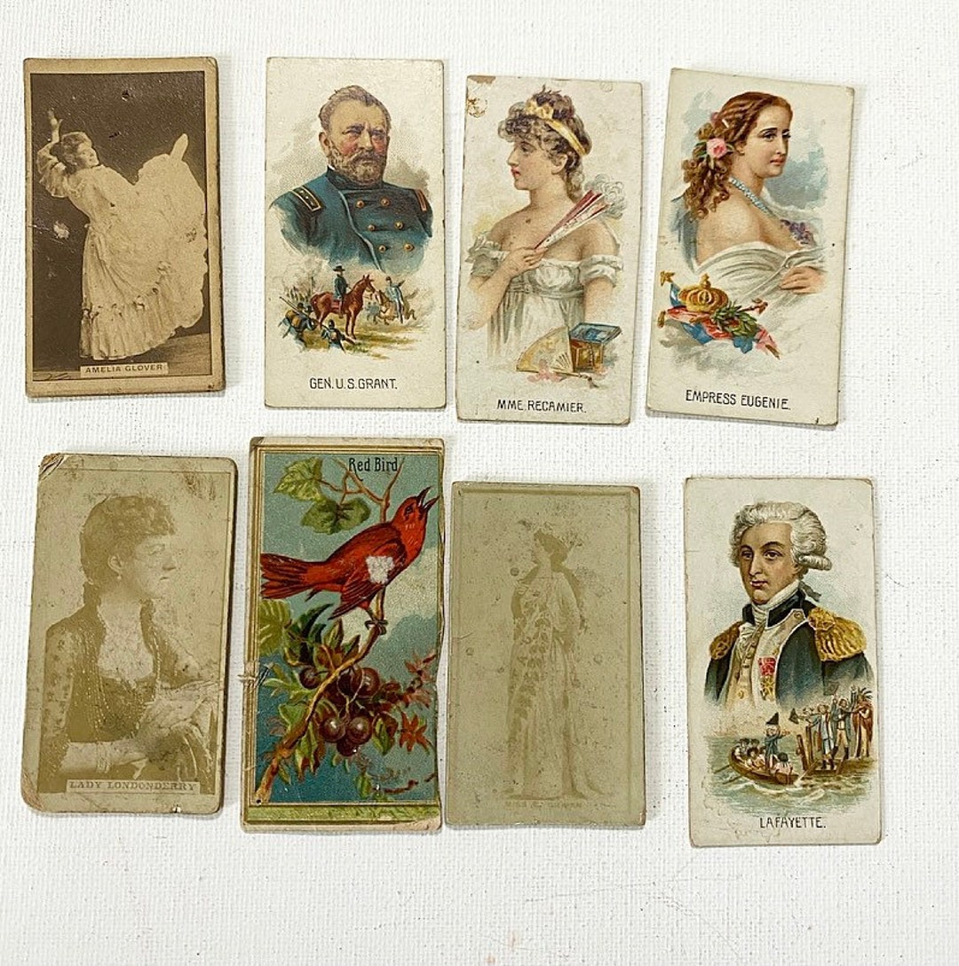 Vintage Cigarette Trading Cards From the 1800s - Etsy