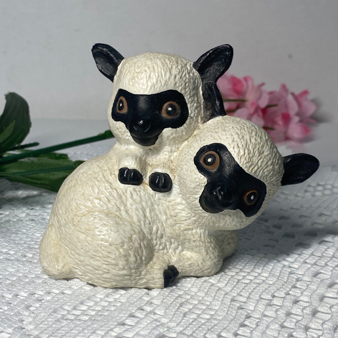 Vintage Lamb Figurine - Etsy