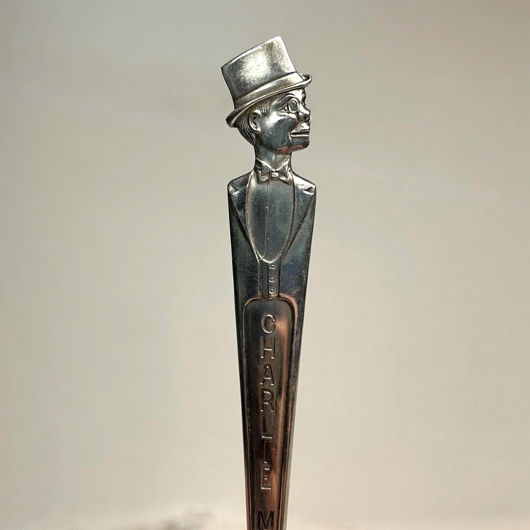 Vintage Charlie Mccarthy Silver Plate Spoon - Etsy