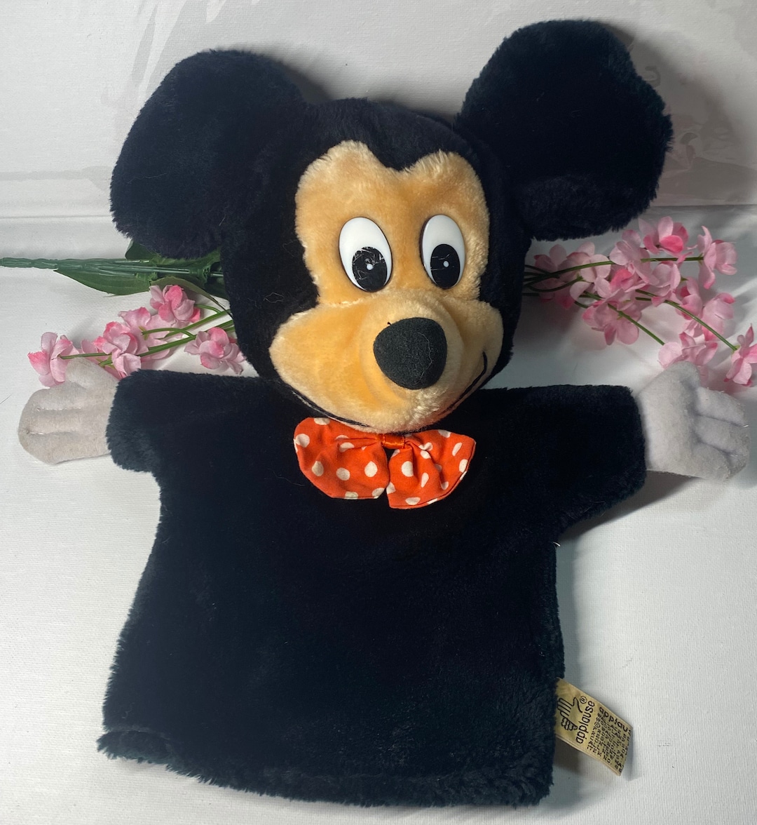 Vintage Mickey Mouse Applause Walt Disney Hand Puppet - Etsy