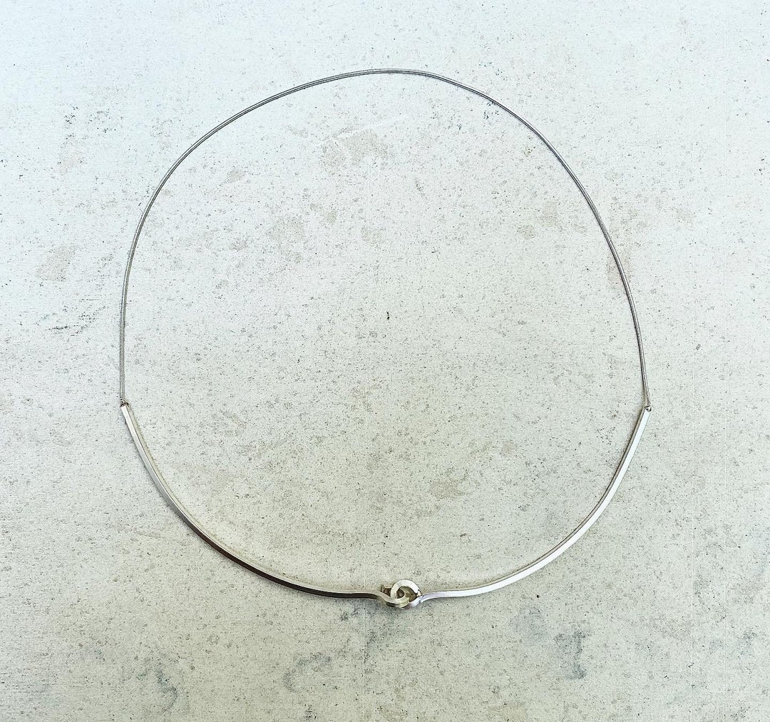Dainty Choker,simple Choker , Sterling Snake Chain Choker I Minimalist ...
