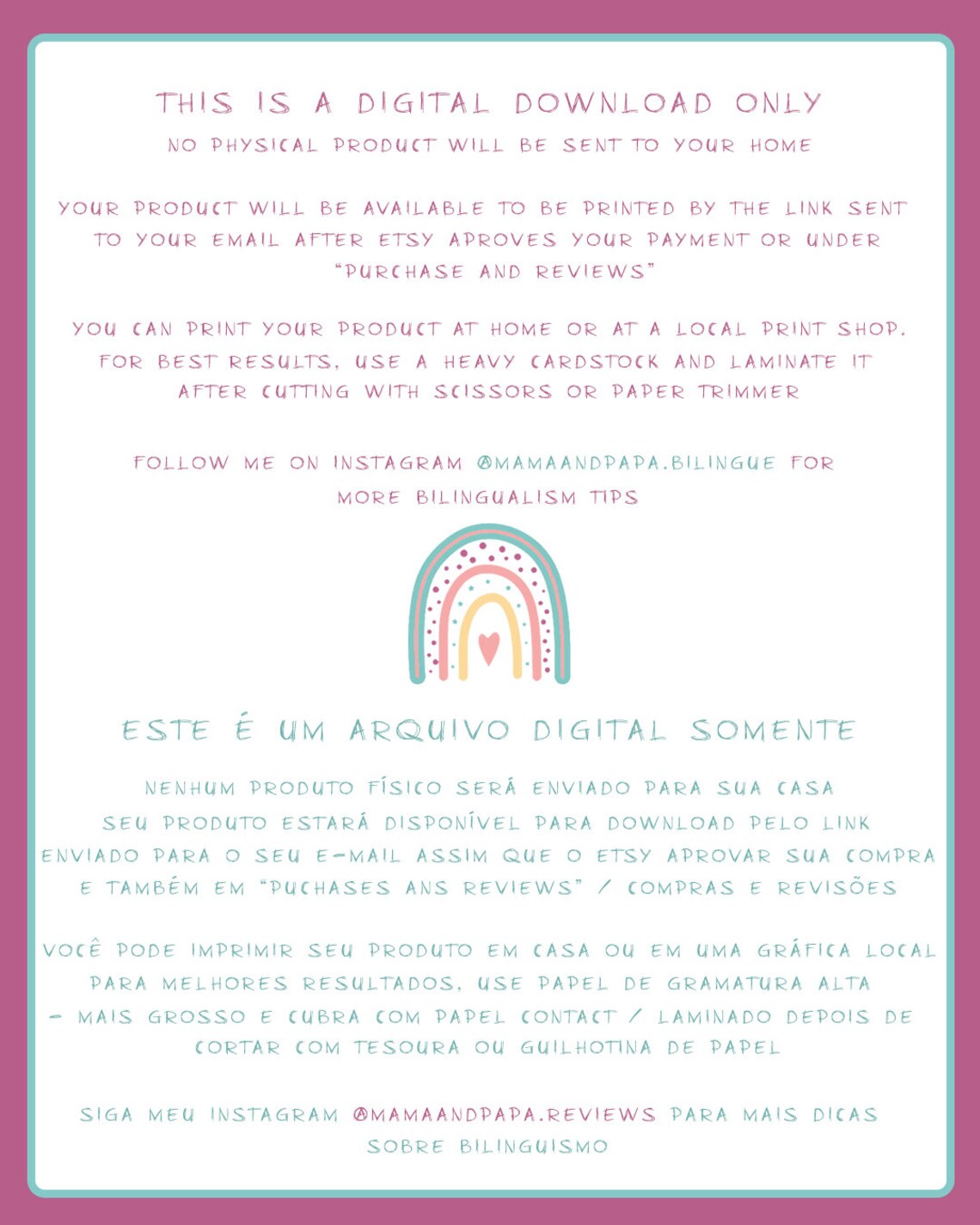 PRINTABLE PDF Bilingual Emotions Flashcards Portuguese and English ...