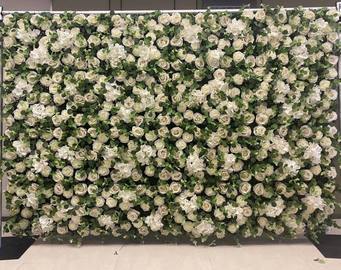 3D Artificial Flowers Panel, Flower Wall 40x60cm - Etsy
