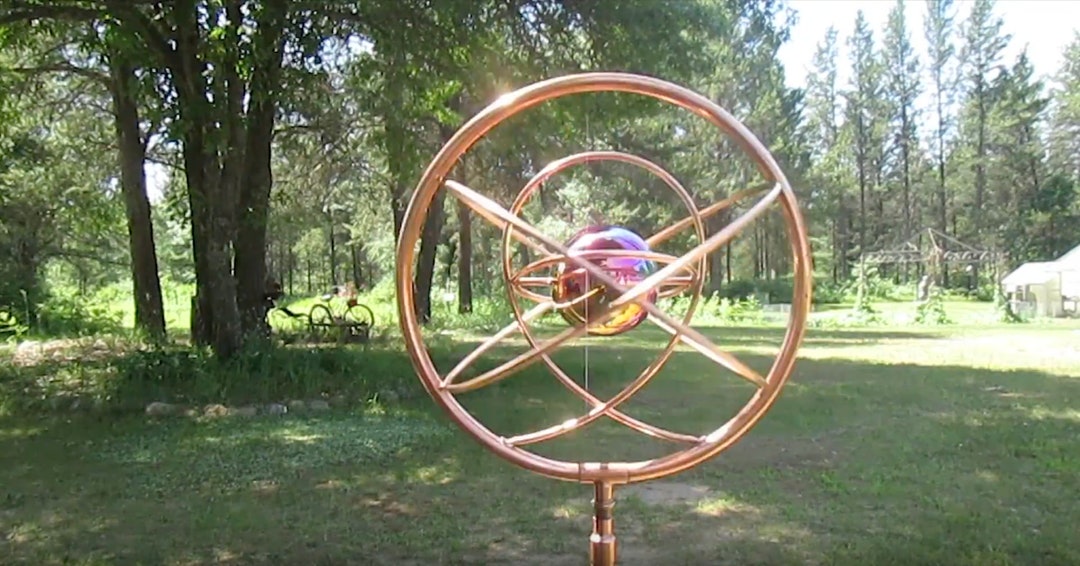 Garden Sprinkler, Copper Lawn Sprinkler, Cosmic Halo Copper Sprinkler ...