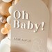 Acrylic Baby Shower Sign | Arch Sign | Welcome Sign | Gender Neutral ...