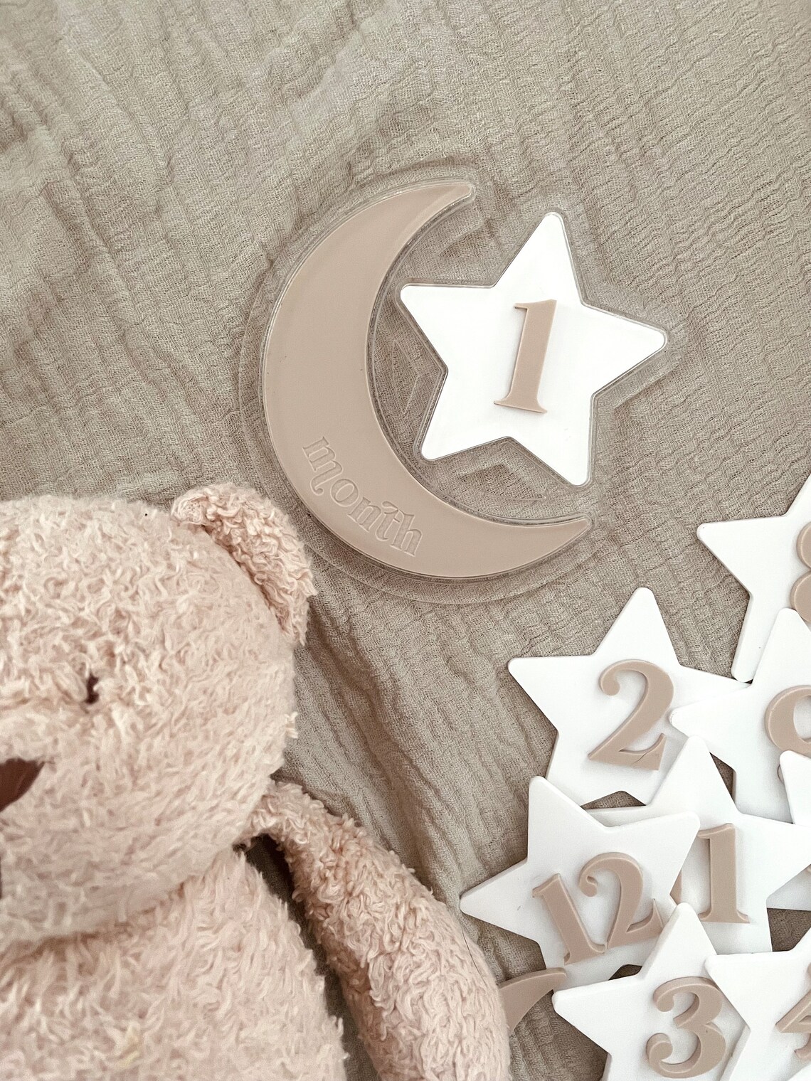 Moon and Stars Milestone Discs | Discs | Free Shipping | Baby Shower ...