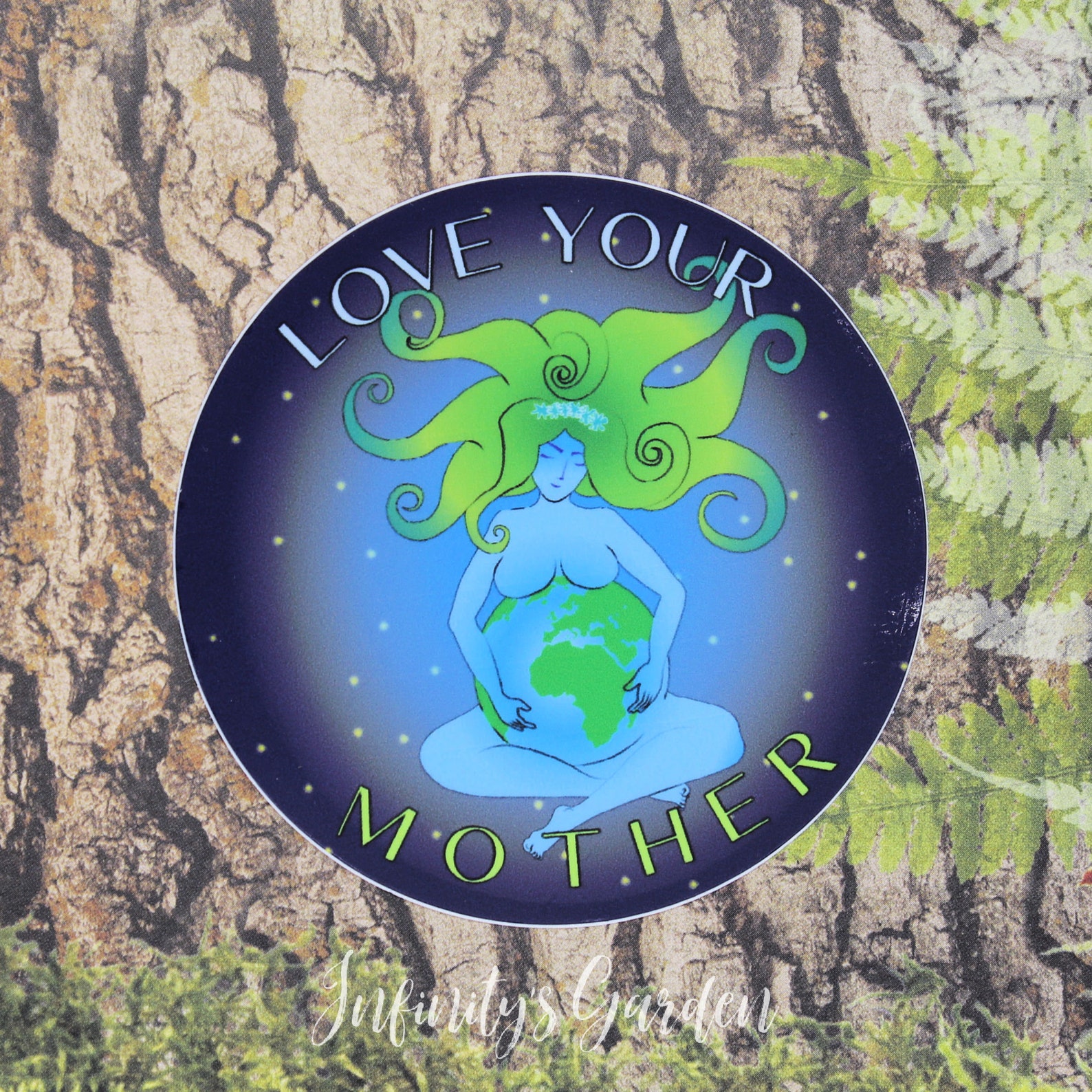 Love Your Mother Earth Sticker, Laptop Vinyl Decal - Etsy