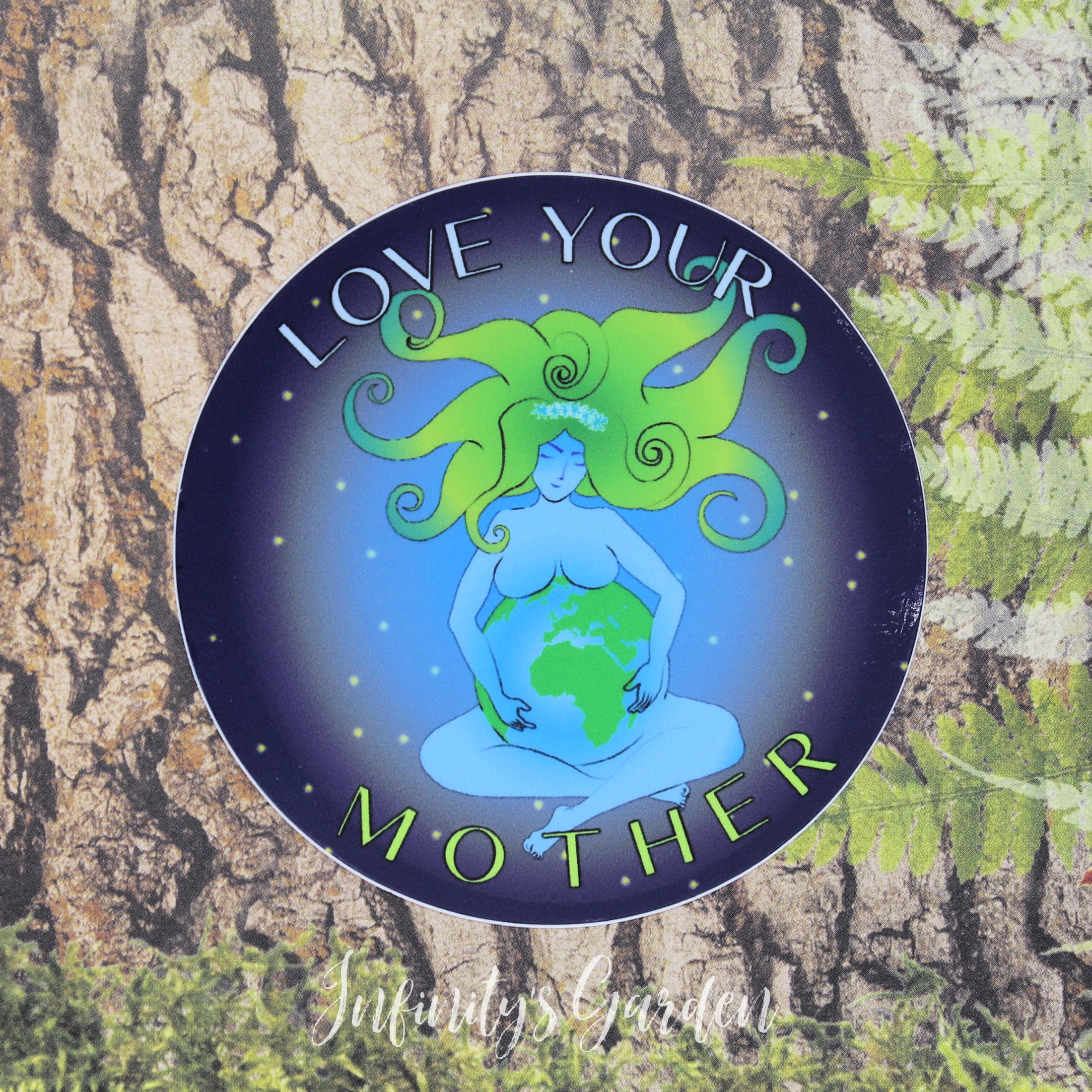Love Your Mother Earth Sticker Laptop Vinyl Decal | Etsy