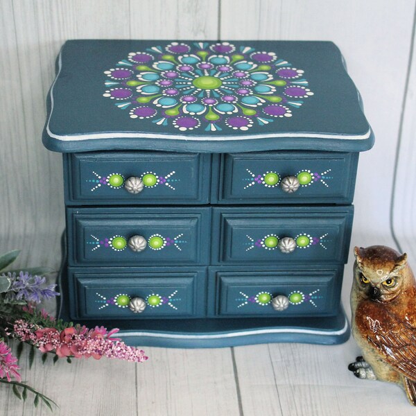 Painted Jewelry Box - Etsy