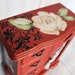 Red Painted Pin up Girl Jewelry Box Pin up Girl Art With - Etsy