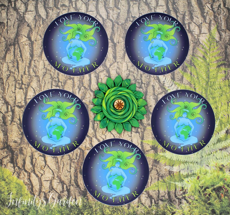 Love Your Mother Earth Sticker Laptop Vinyl Decal | Etsy