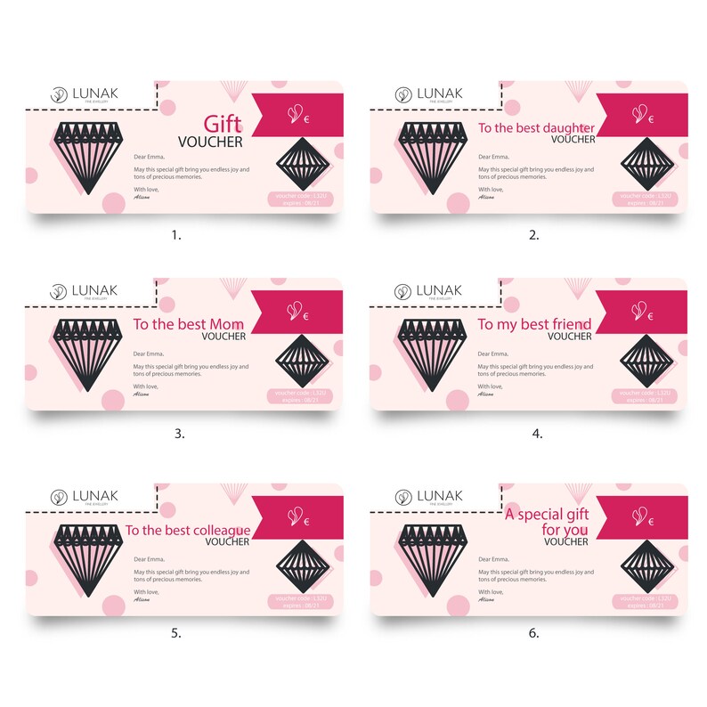 100 Euros Gift Certificate Printable Gift Card Last Minute - Etsy