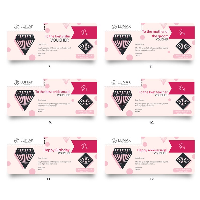 100 Euros Gift Certificate Printable Gift Card Last Minute - Etsy