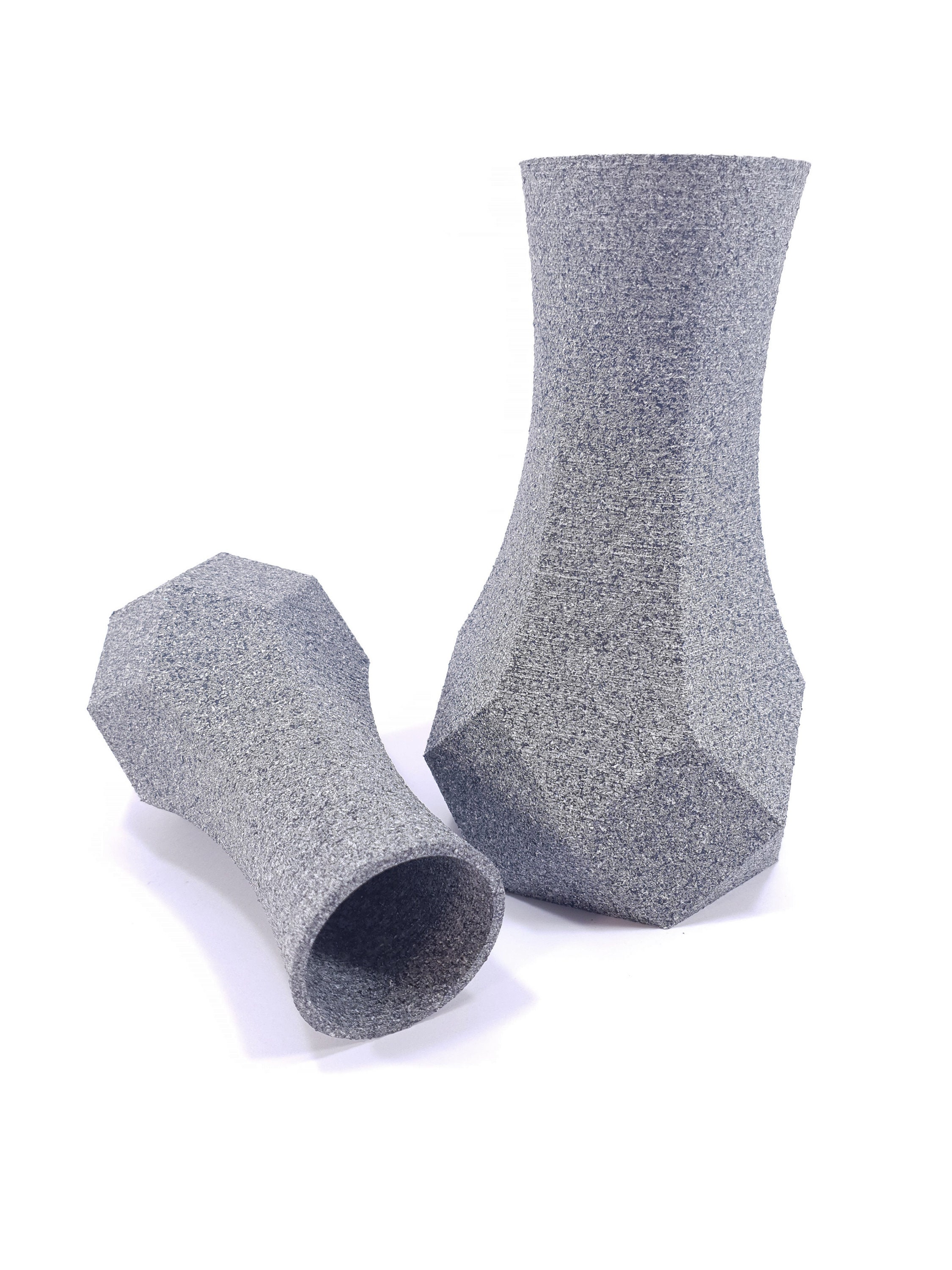 Granite Stone Look Vase 18 Cm 7 In Rock Vase Granite Effect | Etsy