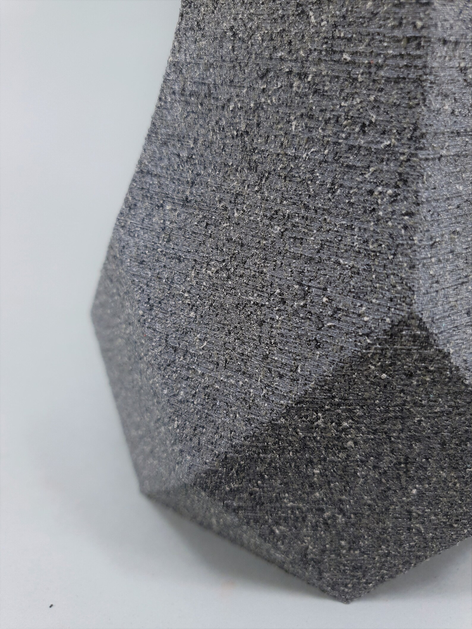 Large 10in 25cm Granite Stone Look Vase Black Grey White Vase | Etsy