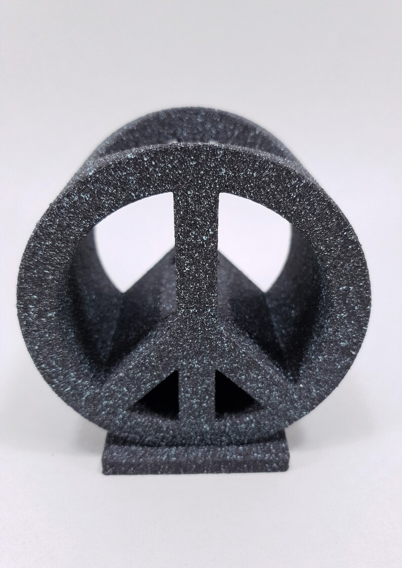 Peace Sign Succulent Pot Granite Stone Look Peace Symbol Logo - Etsy