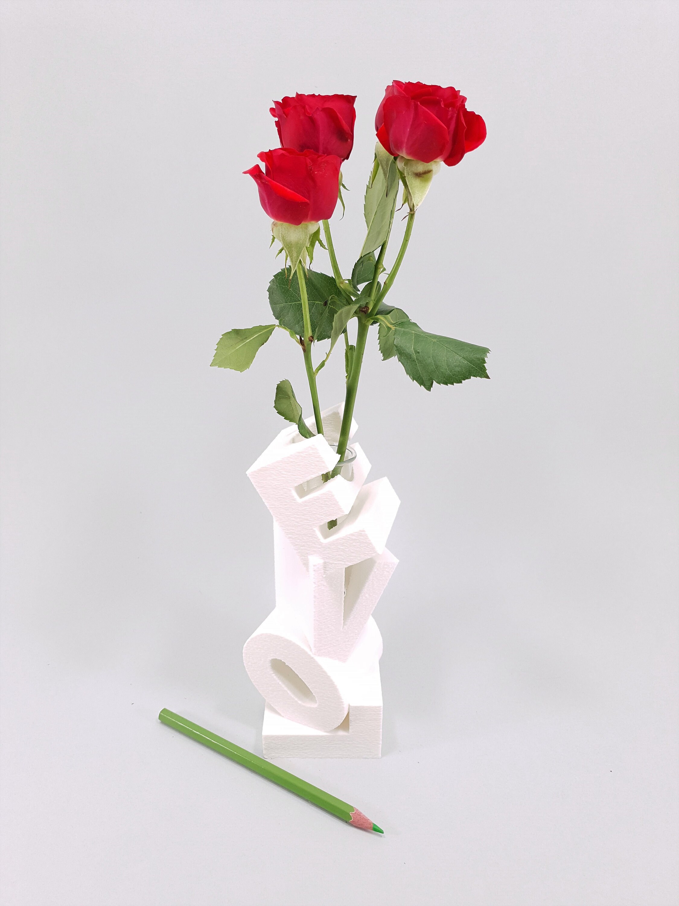 Love letters vase Gothic black white vase Dried flowers Gothic | Etsy