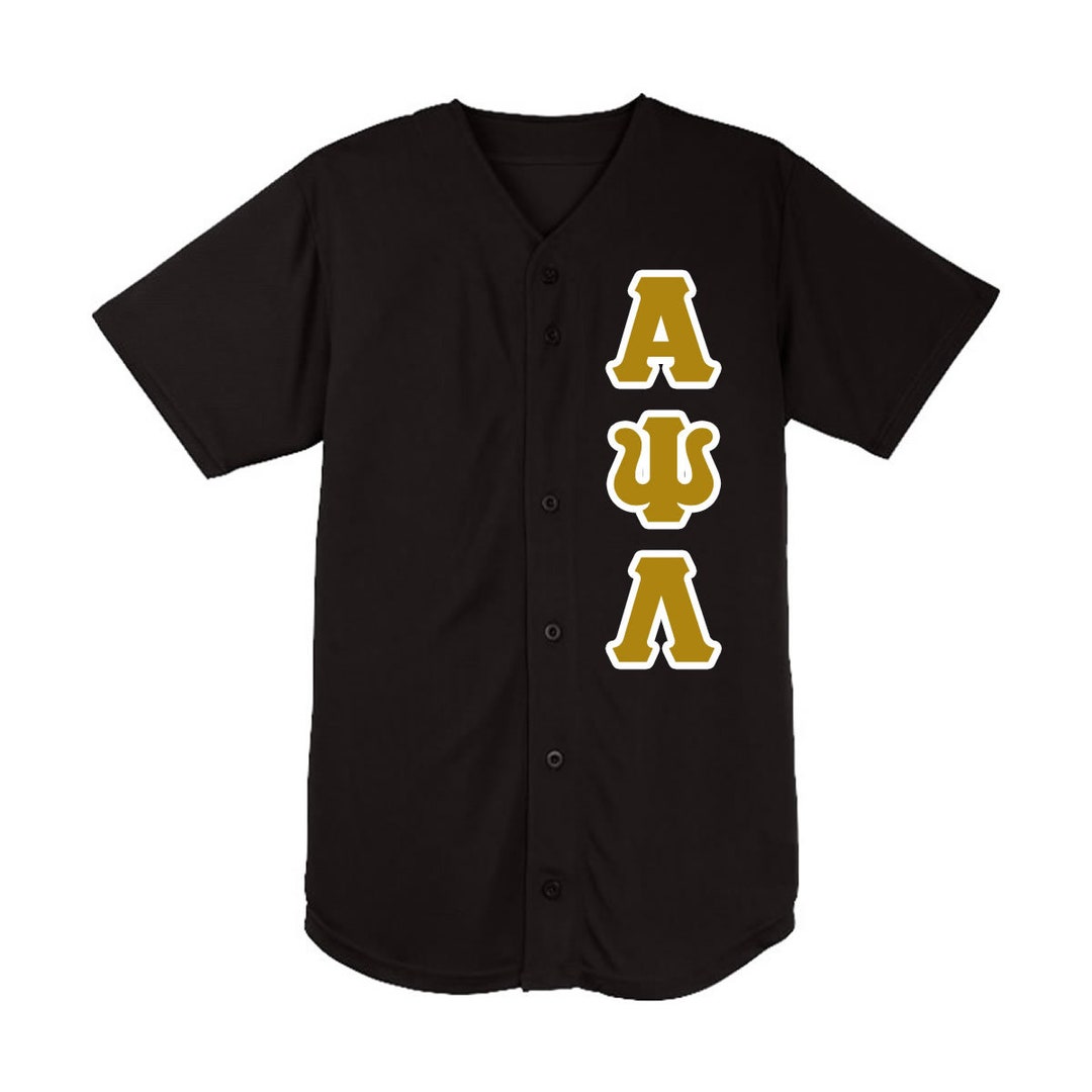 Alpha Psi Lambda Embroidered Baseball Jersey - Etsy