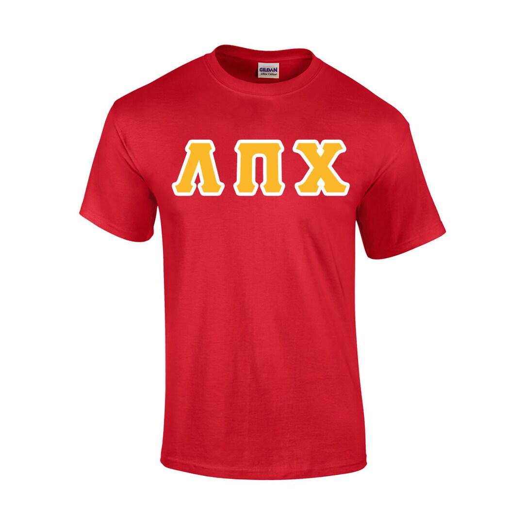 Lambda Pi Chi Embroidered T-shirt - Etsy