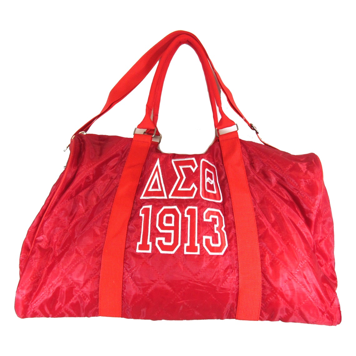 Delta Sigma Theta Embroidered Duffle Bag | Etsy