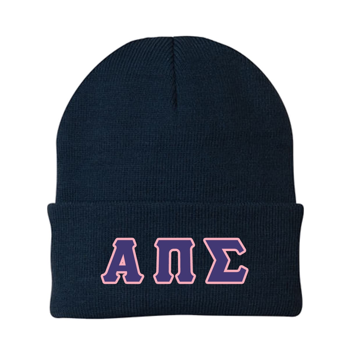 Alpha Pi Sigma Embroidered Beanie - Etsy