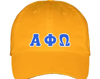 Alpha Phi Omega Baseball Cap Custom Color Hat and Embroidery. - Etsy