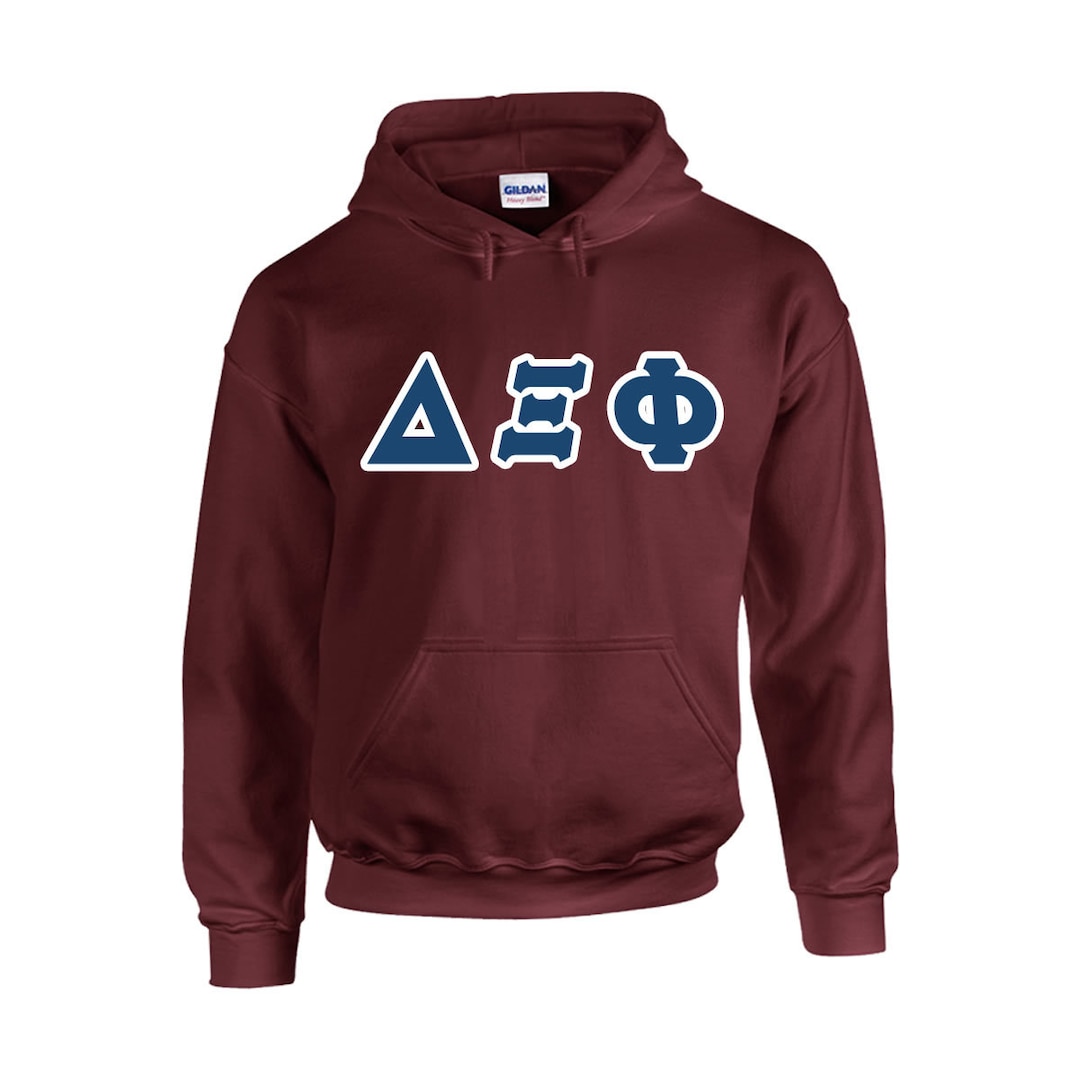 Delta Xi Phi Embroidered Hoodie - Etsy