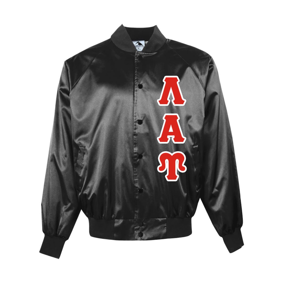 Lambda Alpha Upsilon Embroidered Satin Jacket | Etsy