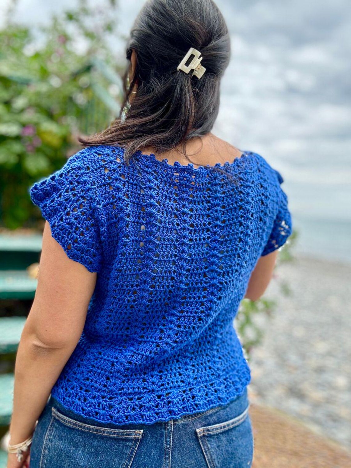 Bluebell Crochet Top Pattern: Easy Summer Tee (PDF Pattern) - Etsy