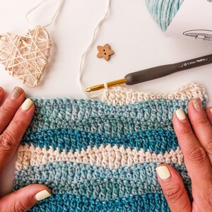 Crochet Sweater Pattern, Crochet Waves Sweater, Crochet for Fall, Cozy ...