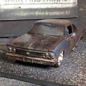 Barn Find 1966 Chevy Chevelle SS Rat Rod Model, Custom Made, Rusty ...