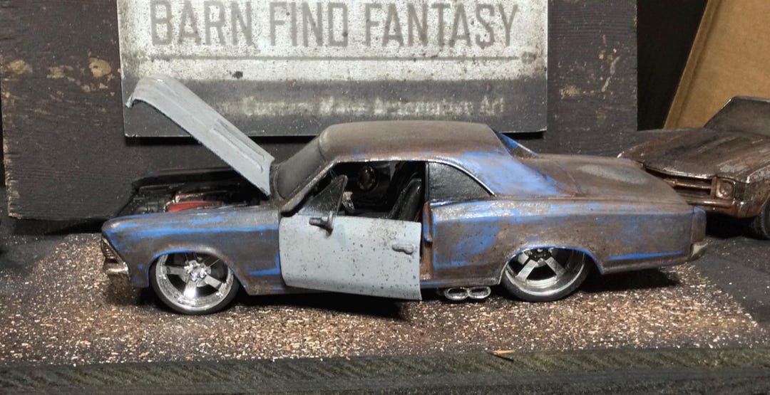 Barn Find 1966 Chevy Chevelle SS Restomod LS1 Model Project, Custom ...