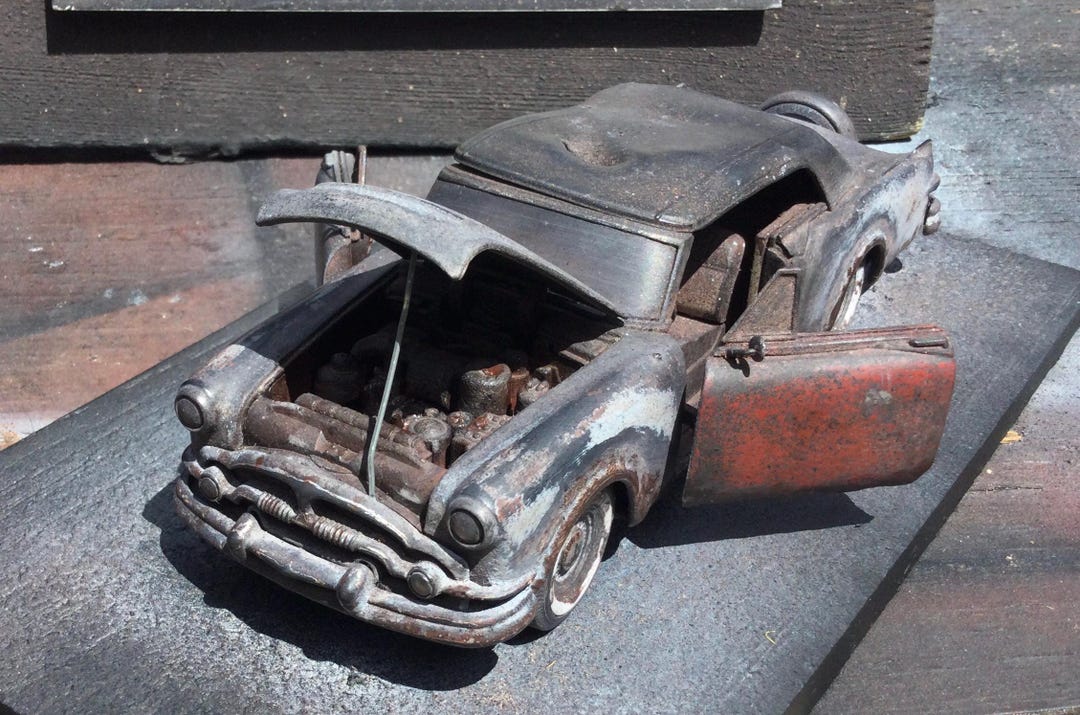 Barn Find 1953 Packard Caribbean Model Car, Custom Made, Rusty ...