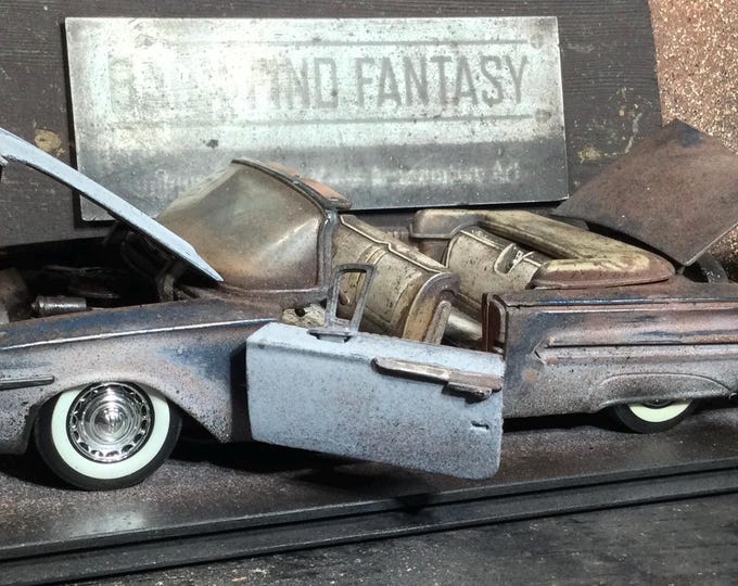 Barn Find 1960 Chevy Impala Low Rider Model Car, 1:18, Custom Made ...