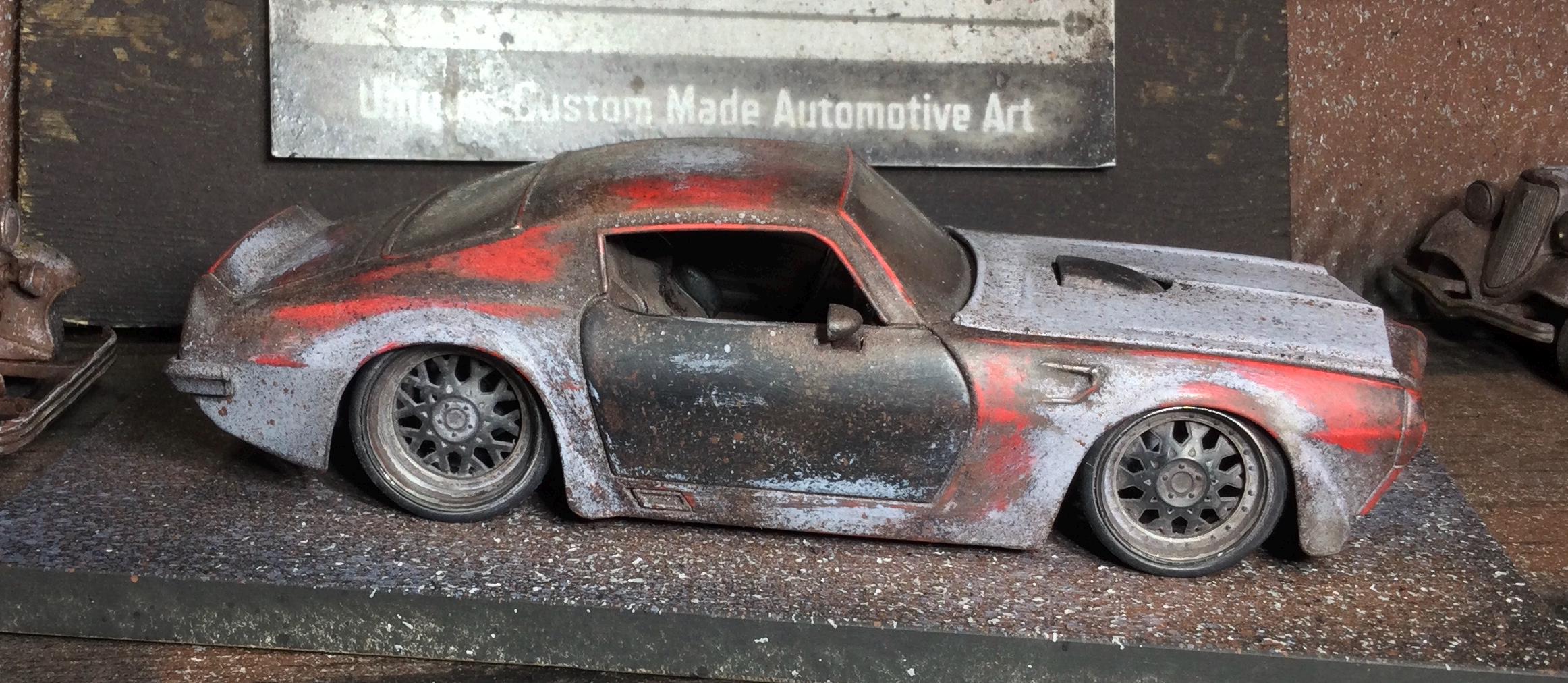 Barn Find 1972 Pontiac Firebird Restomod Die Cast Model, 1:24, Custom ...