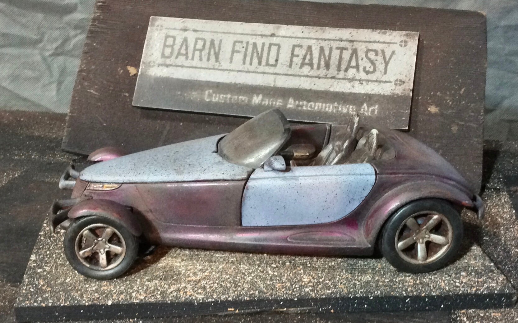 Barn Find Plymouth Prowler Model Car Custom Made Distressed - Etsy