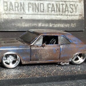 Barn Find 1966 Chevy Chevelle SS Rat Rod Model, Custom Made, Rusty ...