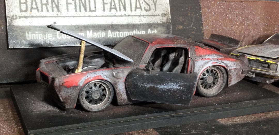 Barn Find 1972 Pontiac Firebird Restomod Die Cast Model, 1:24, Custom ...