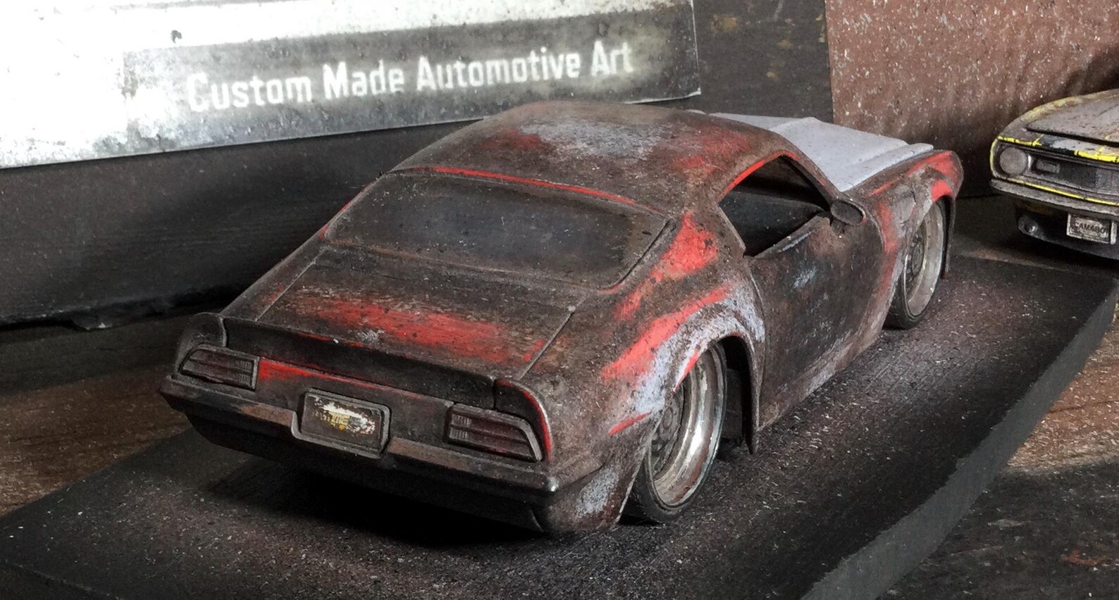 Barn Find 1972 Pontiac Firebird Restomod Die Cast Model, 1:24, Custom ...